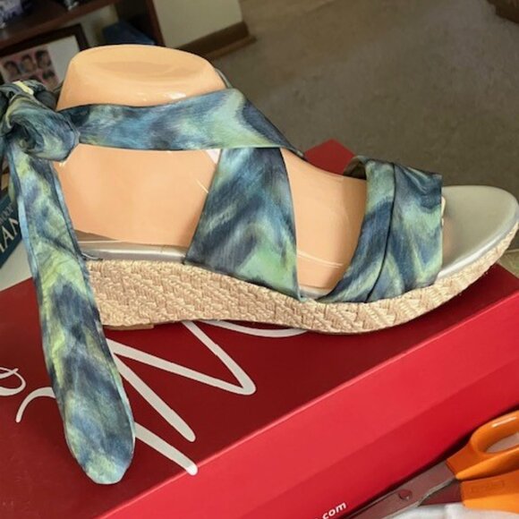 Impo | Shoes | Impo Blue Multi Sandals Size 9 2 | Poshmark